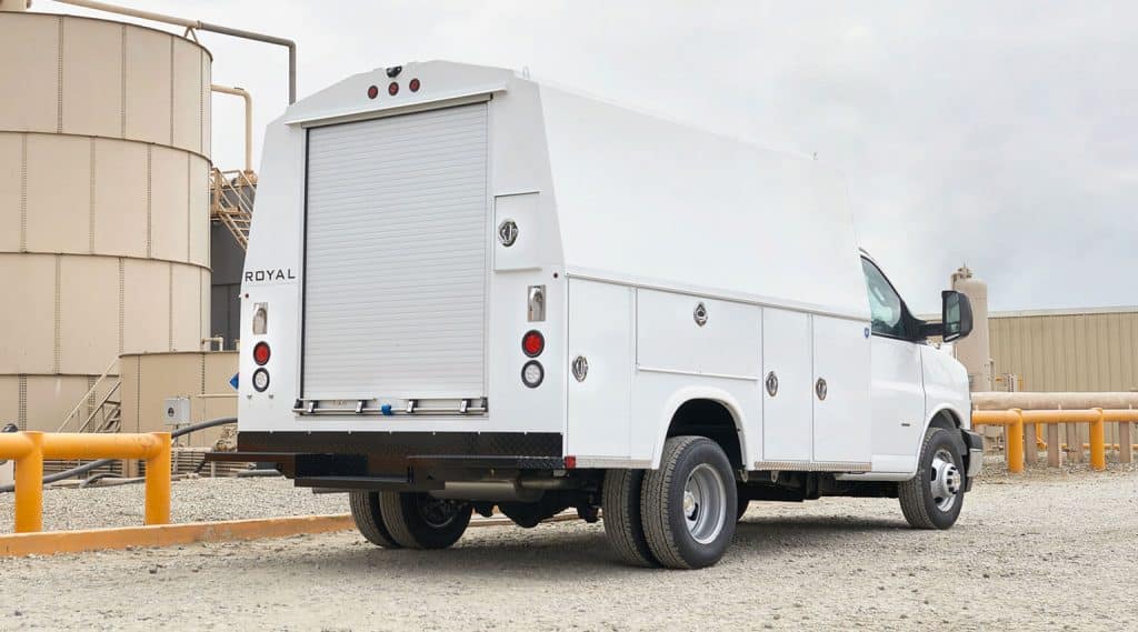 RSV 11' 68" Tall DRW Cutaway Mount | Cutaway Van Body Manufacturing